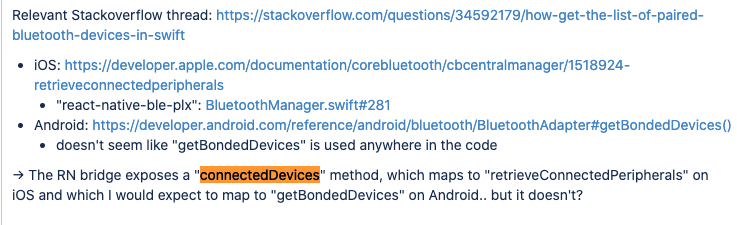 Question: `connectedDevices` - inconsistent behavior between iOS and Android · Issue #683 ...