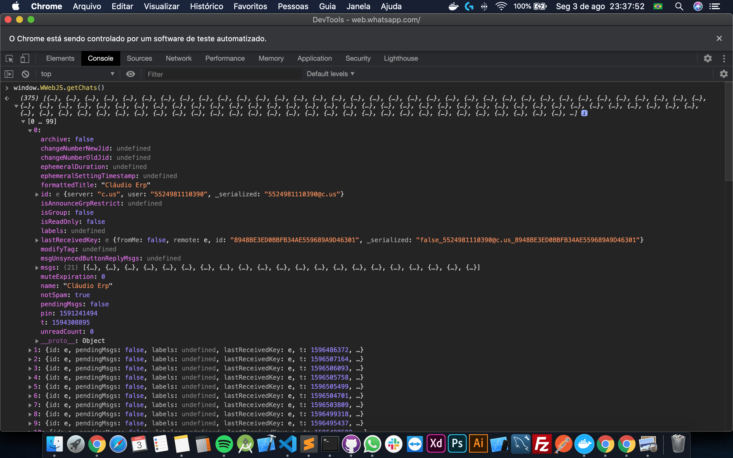 Error: Cannot read property 'map' of undefined on getChats · Issue #297 ...
