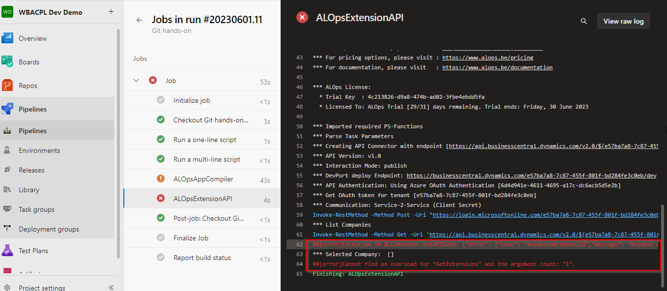 ALOps App Publish task does not have option to deploy apps to SaaS instance of Business central ...