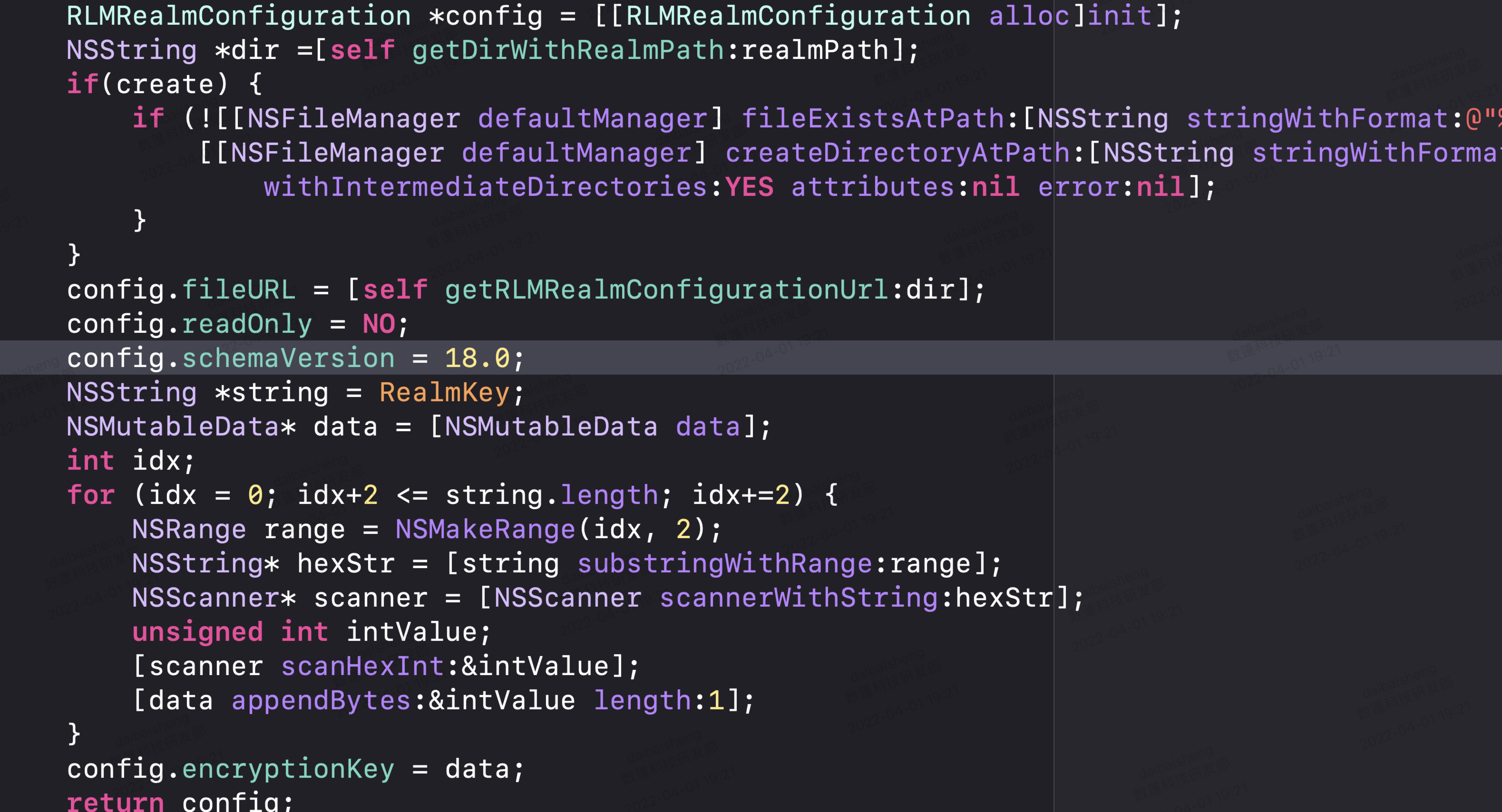 set encryptionKey crash · Issue #7732 · realm/realm-swift · GitHub