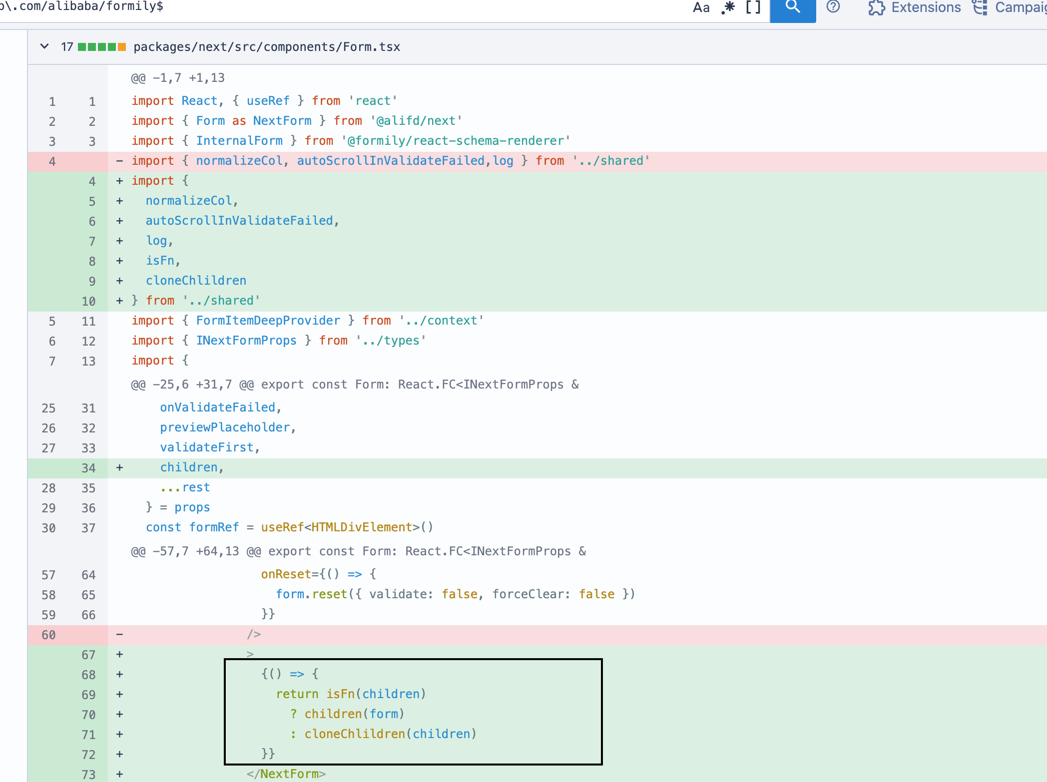 @formiluy/next 1.3.7 jsx源码方式的表单项，无法渲染 · Issue #1063 · alibaba/formily ...