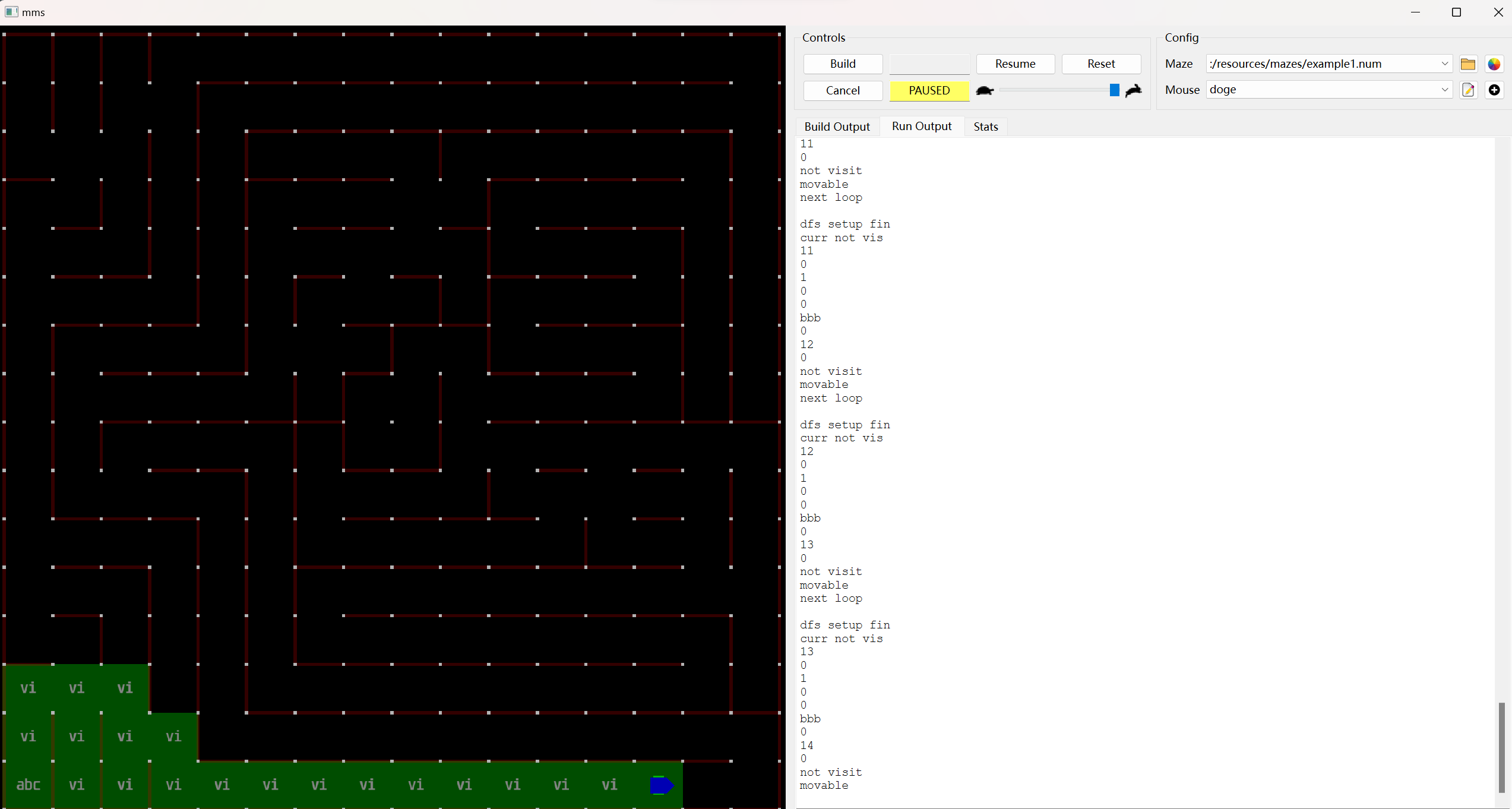 GitHub - TechnicolorGUO/mms-doge-simulation: Dfs method for Micromouse to search the 16*16 maze ...