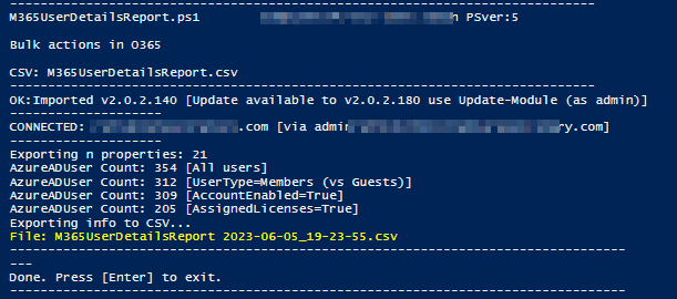 GitHub - ITAutomator/M365UserDetails: Bulk Report and Update User ...