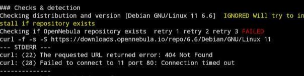 The script does not work on debian 11 · Issue #105 · OpenNebula/minione · GitHub