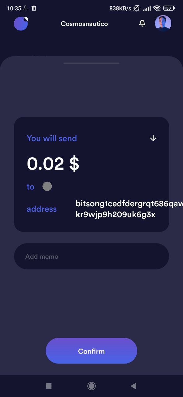 Send recap screen · Issue #63 · bitsongofficial/wallet-mobile · GitHub