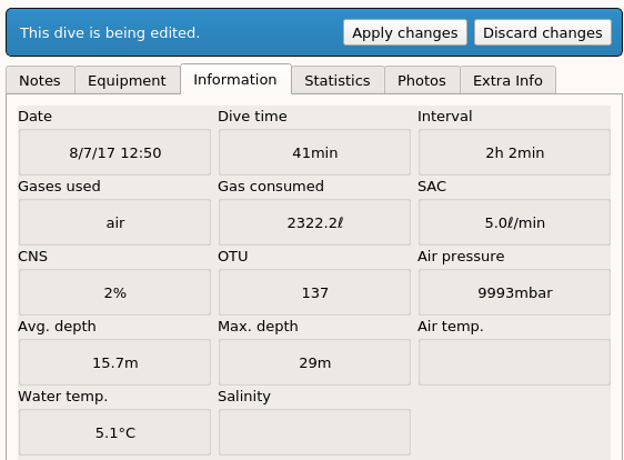 SAC wrongly calculated? · Issue #479 · subsurface/subsurface · GitHub