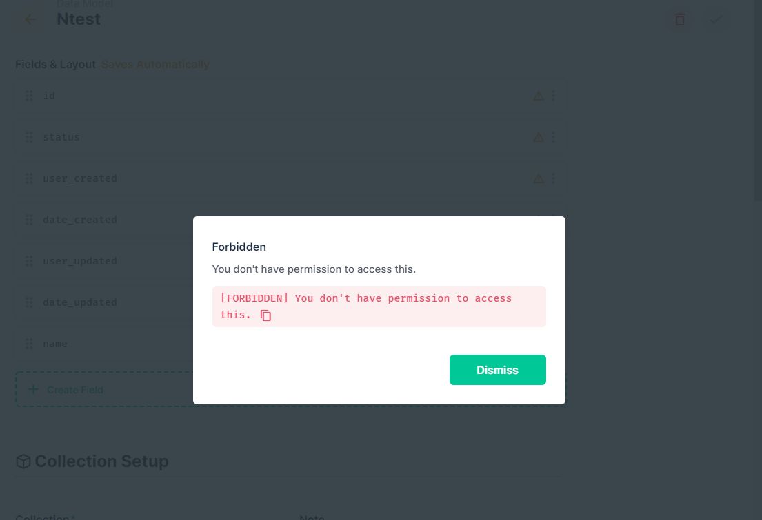 Invalidate schema cache when new collection/field is accessed through `/collections` / `/fields ...