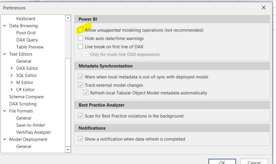 Tabular editor 3 changes column names UPPERCASE to lowercase for Power BI · Issue #911 ...