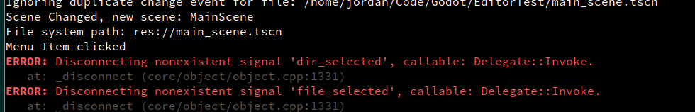 C# Explicit Removal Of signal Handler Causes Error · Issue #75424 · godotengine/godot · GitHub