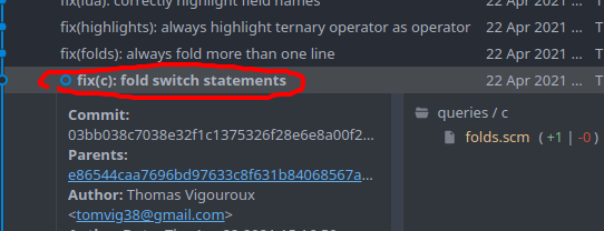 Folding stopped working as of april 22 · Issue #1226 · nvim-treesitter ...