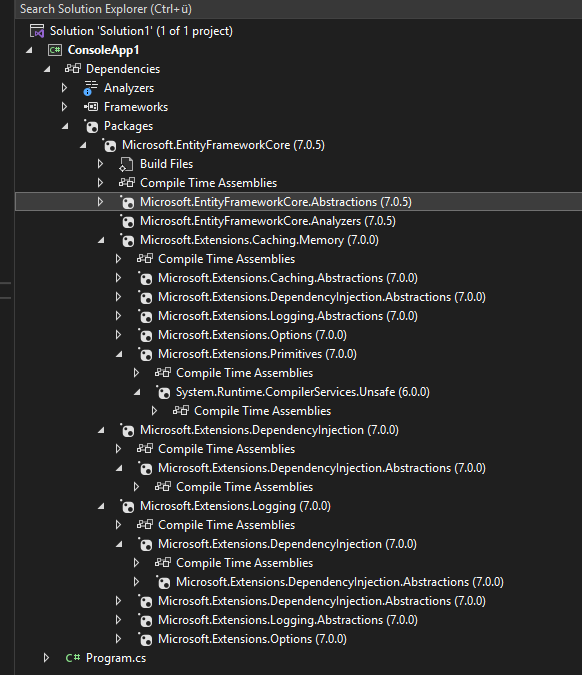 Analyzer: Nuget package sub dependecies are not listed in report · Issue #7076 · oss-review ...