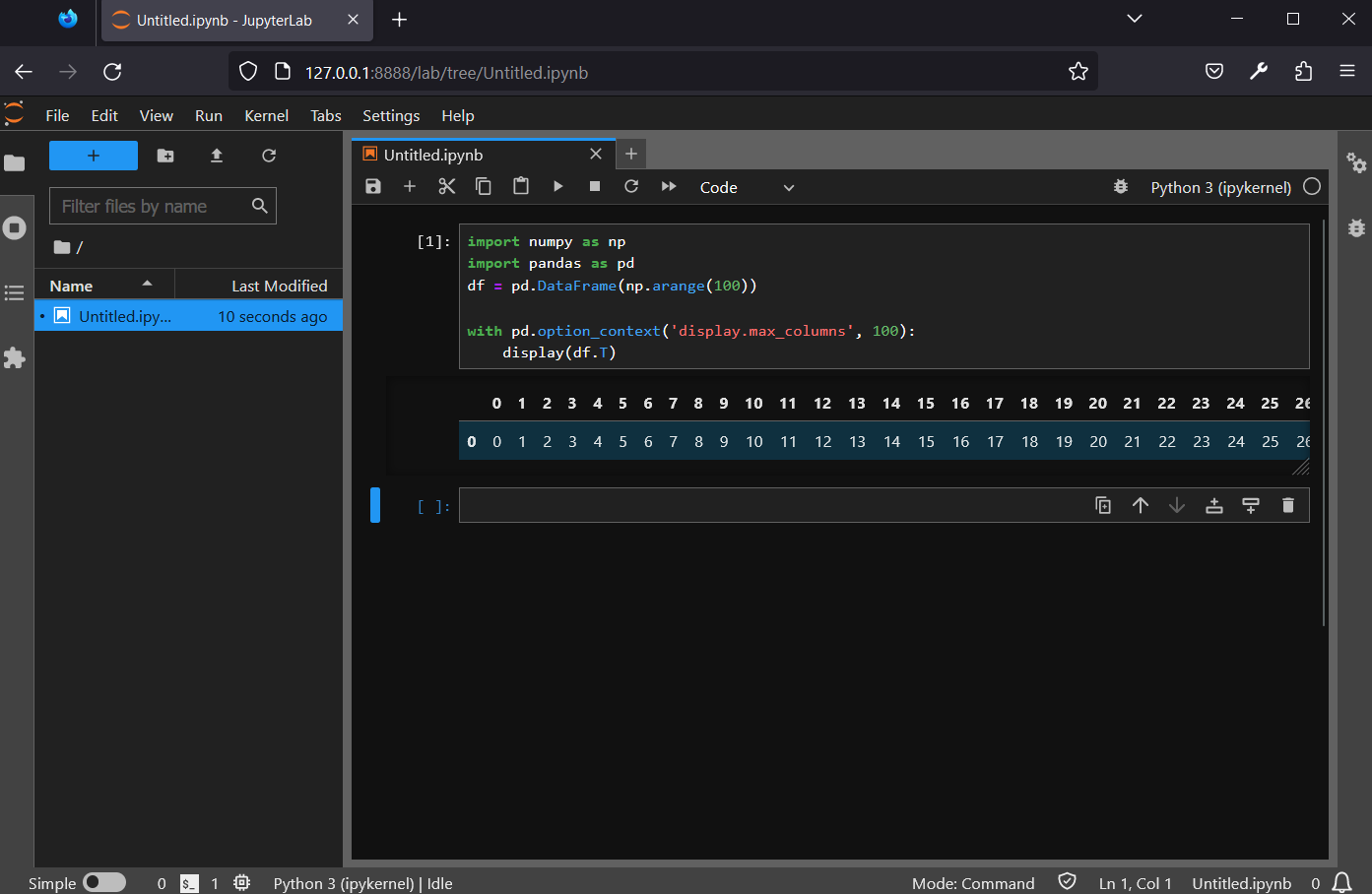Horizontal scrolling unavailable in Firefox · Issue #14625 · jupyterlab/jupyterlab · GitHub