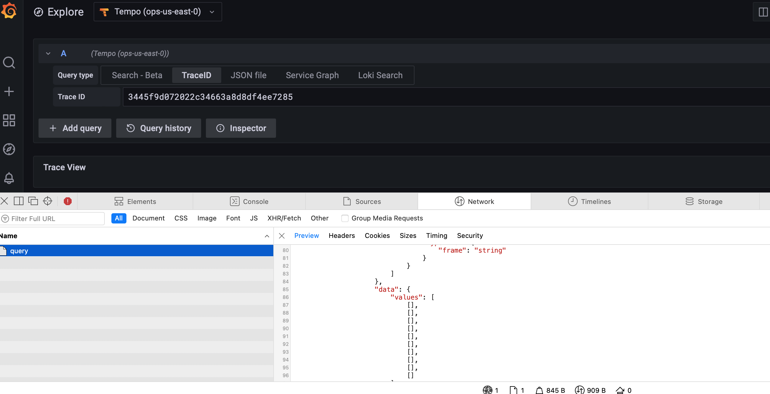 Tempo trace view is empty · Issue #41646 · grafana/grafana · GitHub
