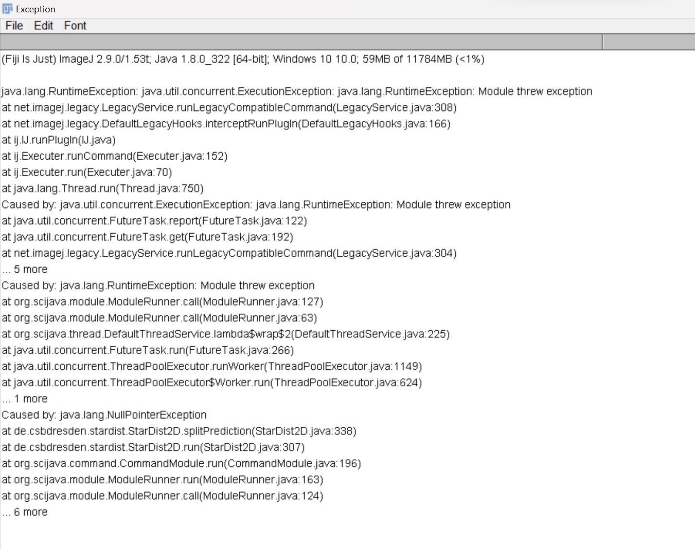 Unable To Use The Tf Savedmodel In Stardist 2d Plugin In Fiji · Issue 269 · Henriqueslab