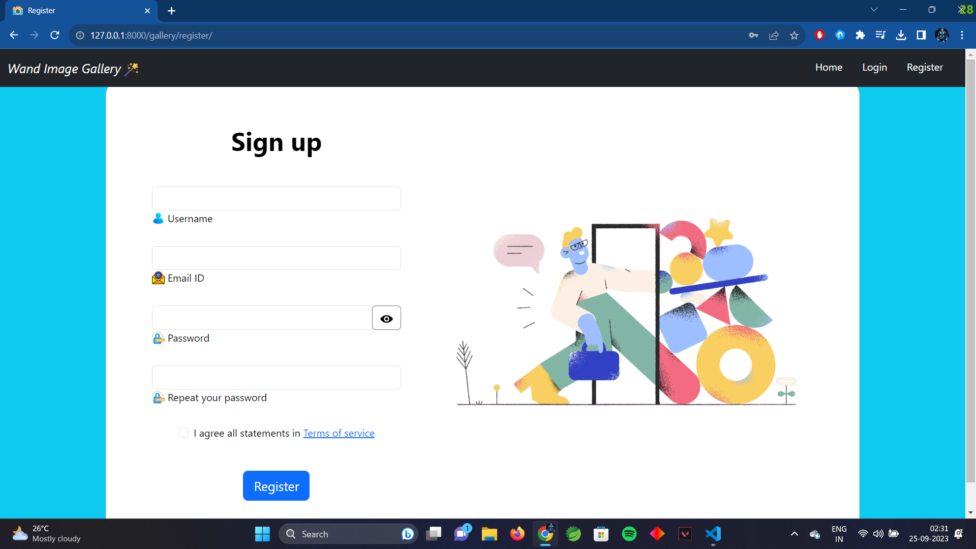 GitHub - kothapallyshivasai/Image_Gallery: You've built a Django image gallery with SQLite, user ...
