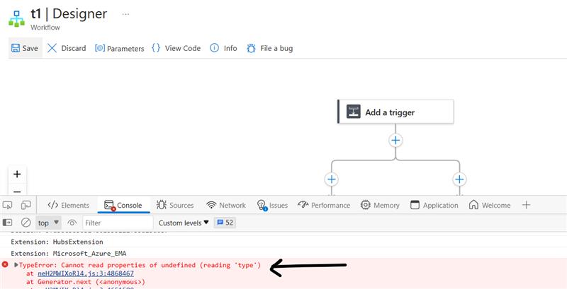 Vague message for attempt save without trigger · Issue #2687 · Azure/LogicAppsUX · GitHub