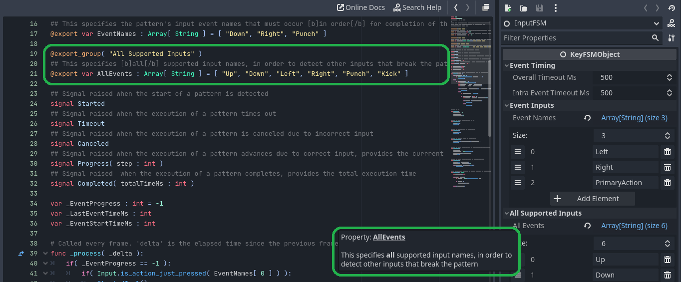 Custom signal descriptions are not displayed in Node > Signals tab · Issue #80397 · godotengine ...