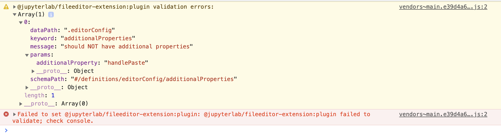 Validation error when changing text indentation setting through UI · Issue #9411 · jupyterlab ...