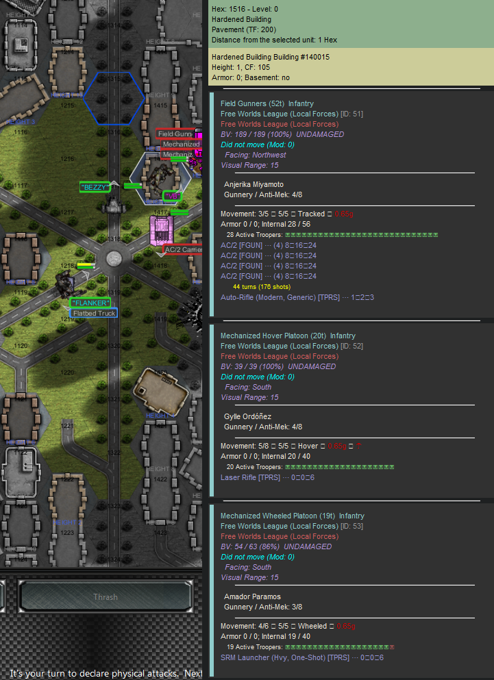 Infantry Over Stacking In Building Hex · Issue 4582 · Megamekmegamek · Github 