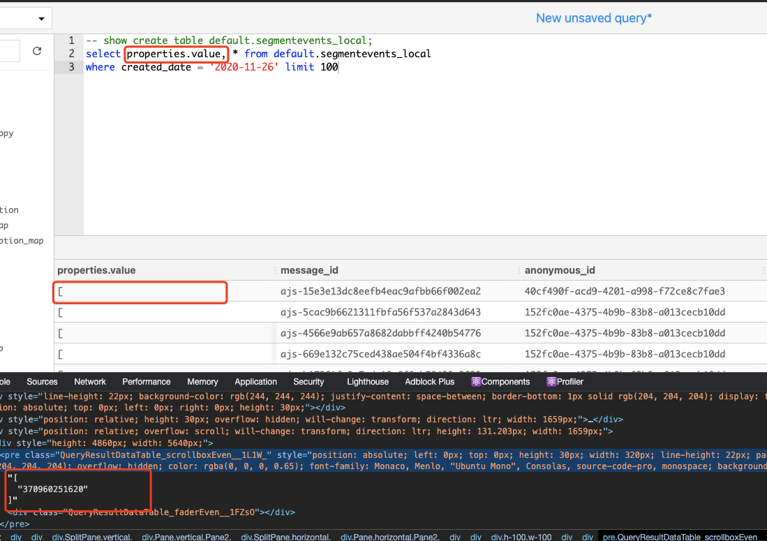 show many lines in result zone when query like `show create table xxxx` · Issue #902 · sqlpad ...