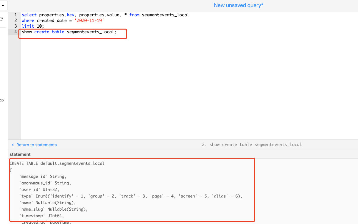 show many lines in result zone when query like `show create table xxxx` · Issue #902 · sqlpad ...
