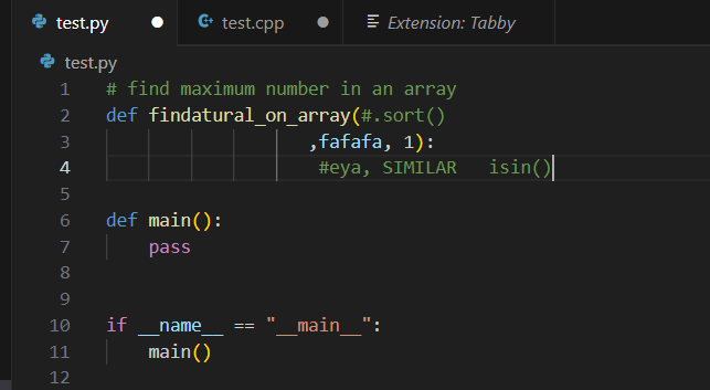 Return invalid code with StarCoder-1B on VS Code for C++ Programming · Issue #709 · TabbyML ...