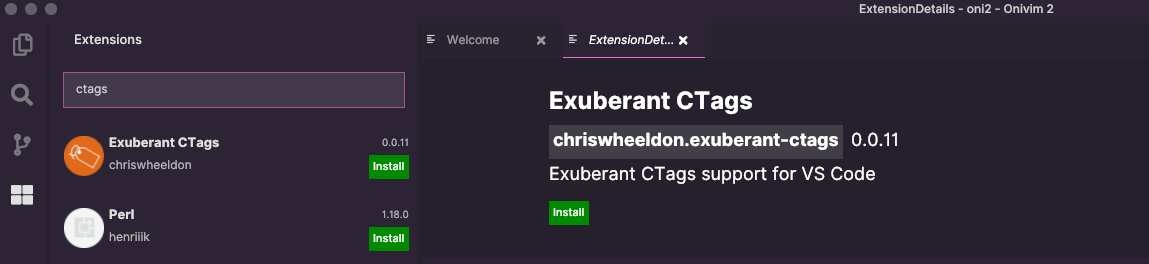 [Feature request] Ctags · Issue #1905 · onivim/oni2 · GitHub