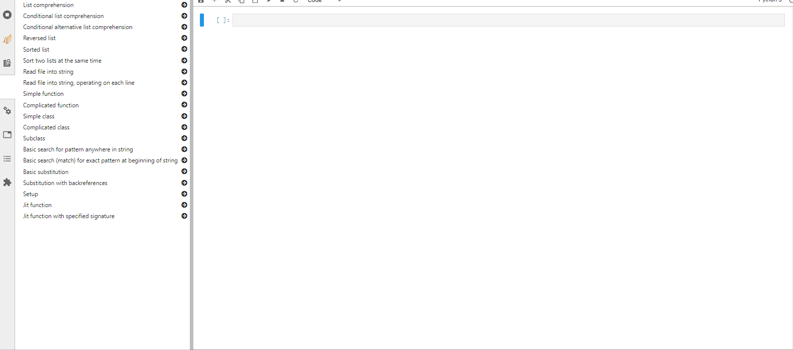Is there any plan for JupyterLab to support code snippets? · Issue ...