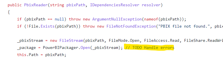 Getting Unhandled Exception Error While Extracting A Pbi File · Issue 9470