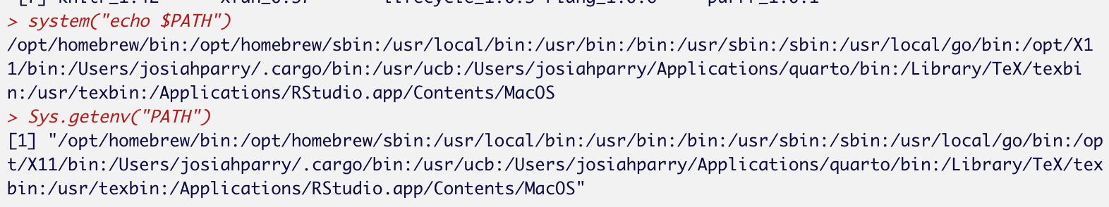 $PATH not respected by RStudio · Issue #12747 · rstudio/rstudio · GitHub