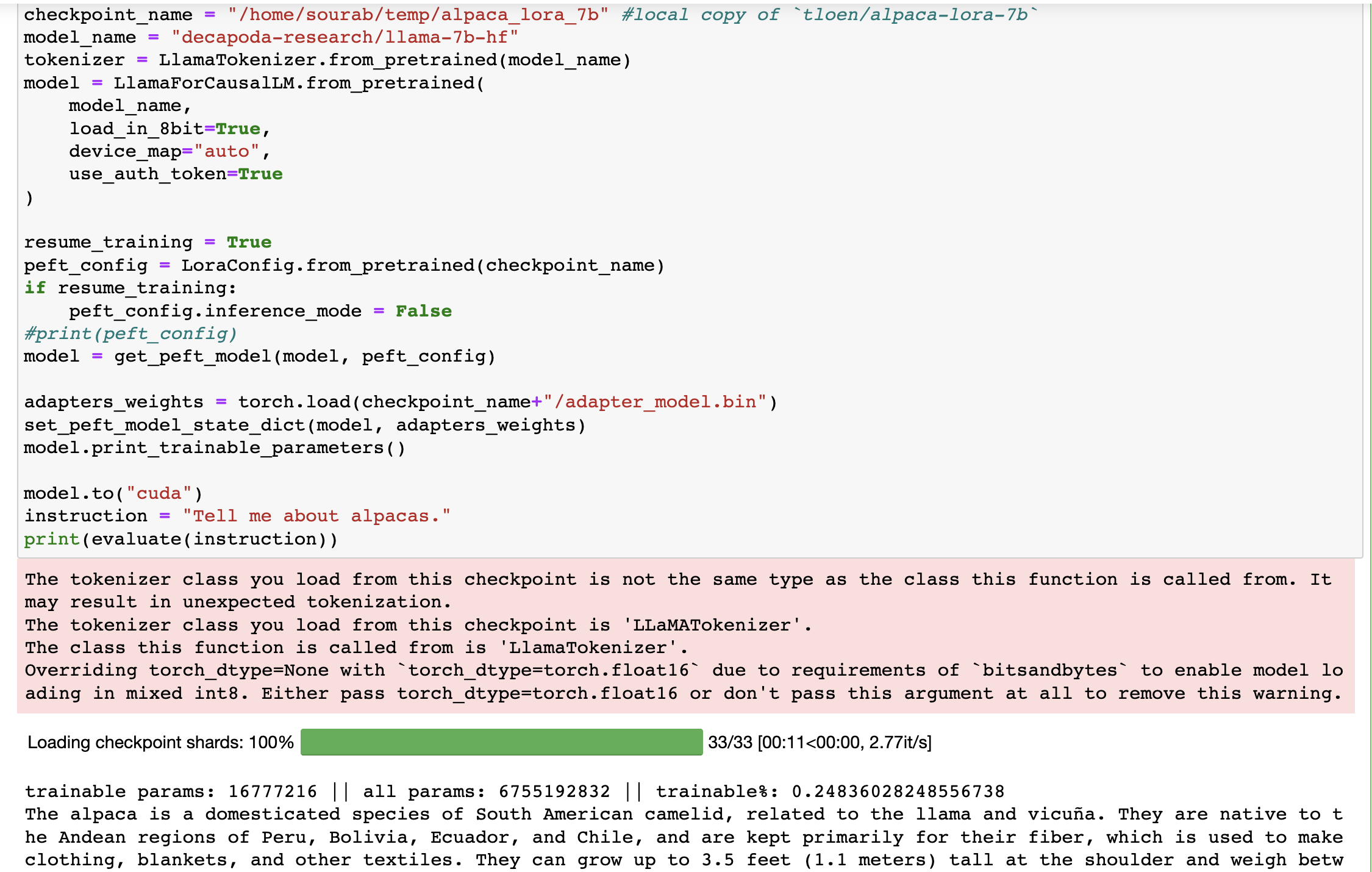 Issues with set_peft_model_state_dict, dictionary not properly updating. · Issue #285 ...