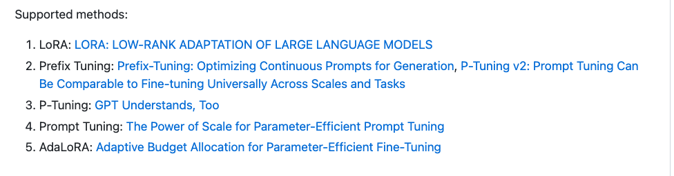 The version of P-tuning? · Issue #557 · huggingface/peft · GitHub