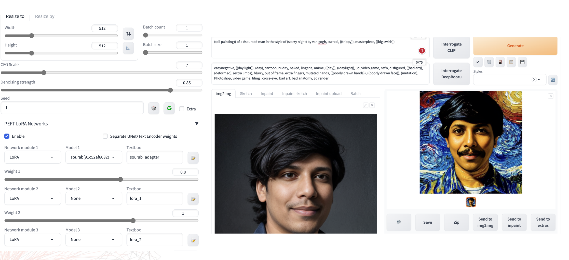 Adding weighted adapter as LoRAs combination gives unexpected result ...