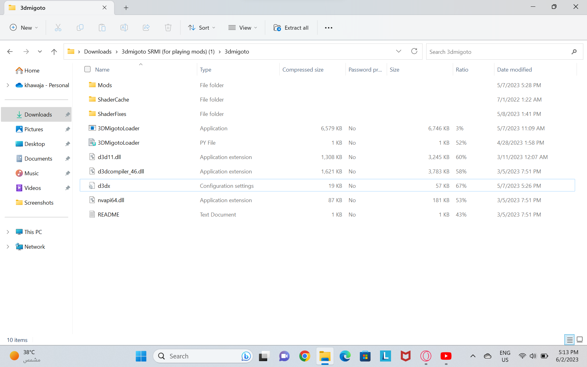 i cant find d3dx.ini · Issue #12 · SilentNightSound/SR-Model-Importer · GitHub