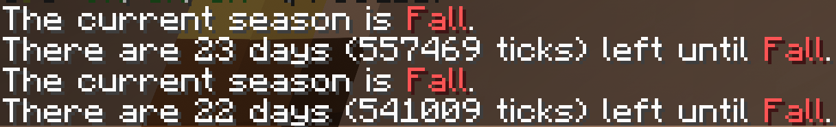 Ice won't melt & '/season query' not working correctly · Issue #138 · lucaargolo/fabric-seasons ...