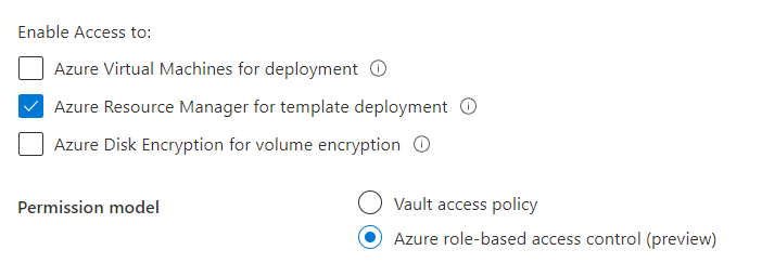 Deployment Unsuccessful without RBAC's Key Vault · Issue #707 · Azure ...