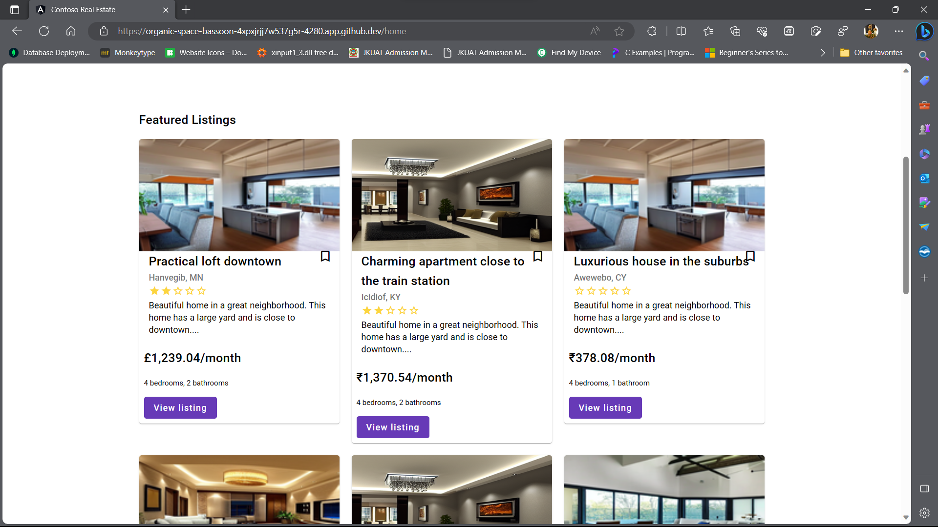 [Hack-together] (feat): allow users to see house rating from home page ...