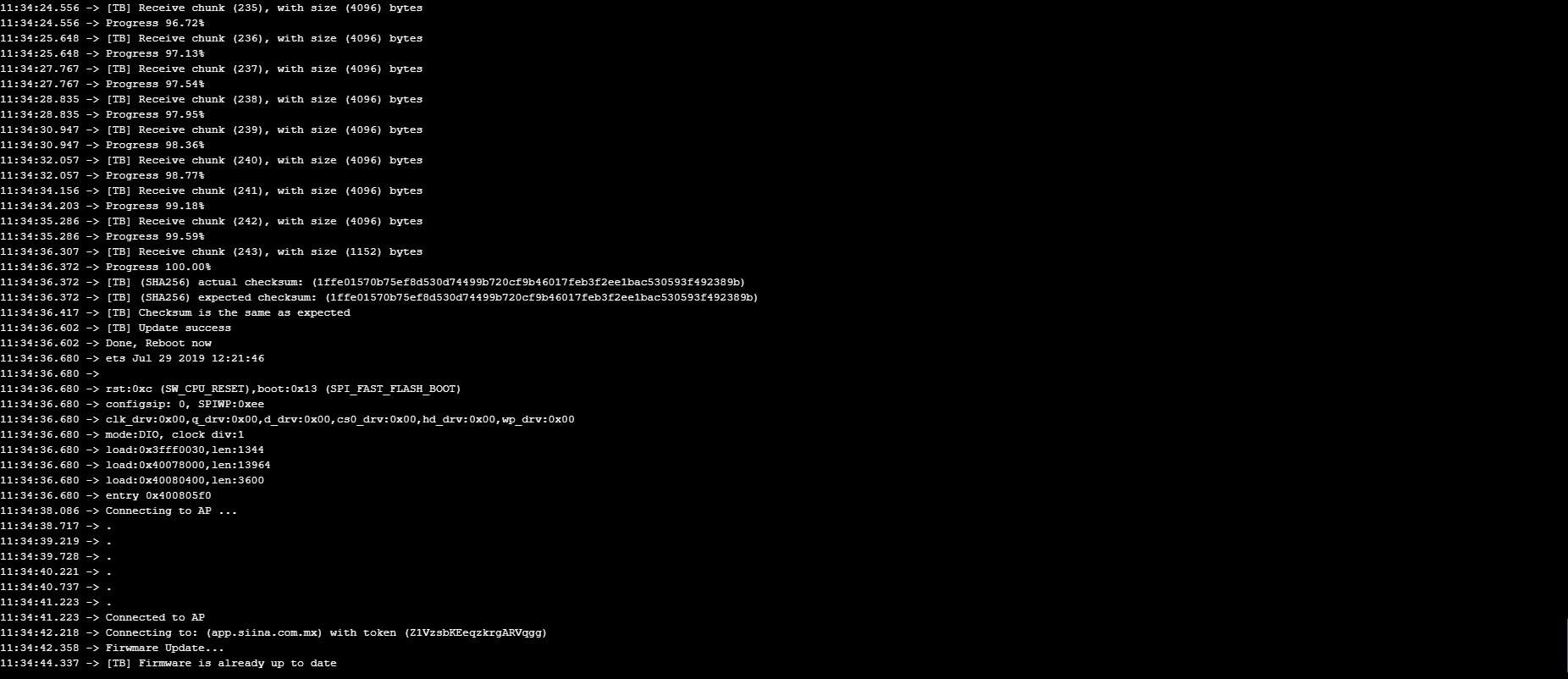 Ota Fails · Issue 149 · Thingsboard Thingsboard Client Sdk · Github