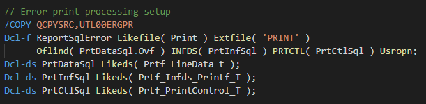 Receiving Error In Ibm I Output Log Cpd0074 Value Reportsqle For File Exceeds 10 Characters