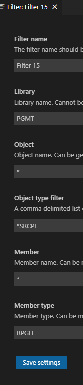Copying filter does not copy source filter's member type to new filter · Issue #1138 · codefori ...