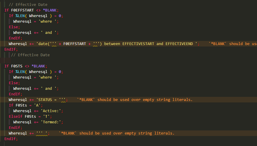 Rule Removal `requireblankspecial` · Issue 132 · Codeforivscode Rpgle · Github 1659