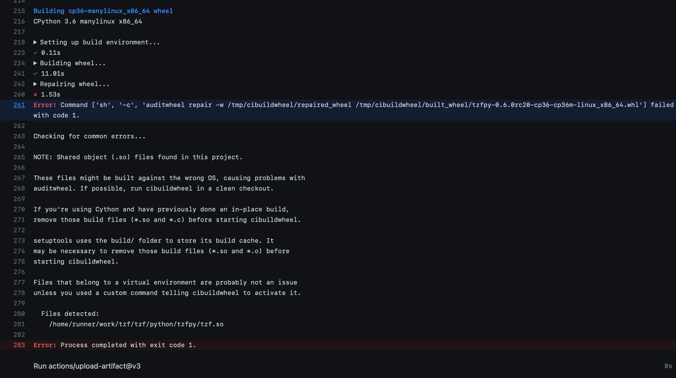 How to build wheels with shared object? · Issue #1192 · pypa/cibuildwheel · GitHub