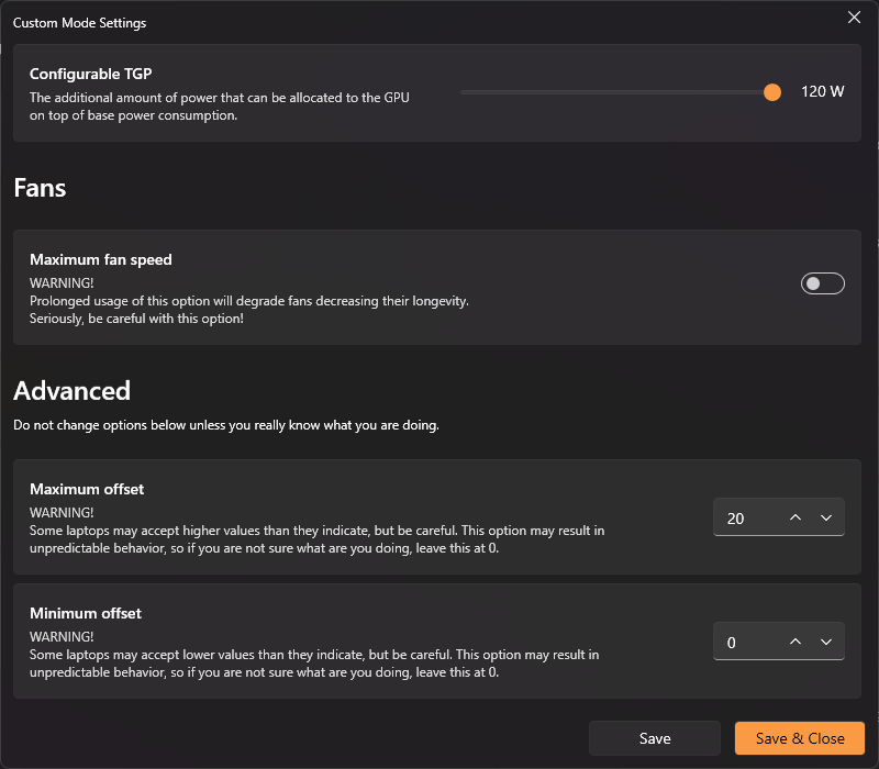 [BUG]: Maximum Offset issue with GPU TGP in Custom Mode · Issue #783 · BartoszCichecki ...