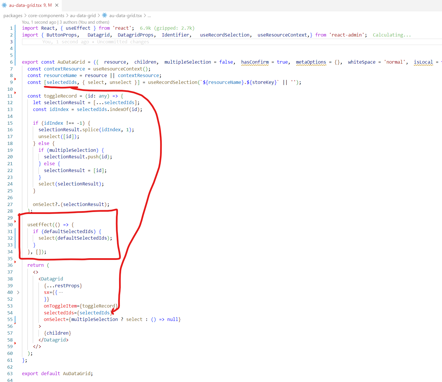 I need defaultSelection parameter to be added useRecordSelection hook · Issue #9257 · marmelab ...