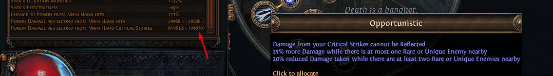 Assassin Opportunistic notable not working · Issue #5588 · PathOfBuildingCommunity ...