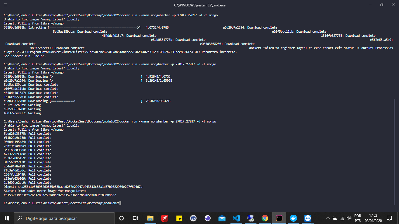 failure pulling docker images ( failed to register layer: rename [...] directory not empty ...