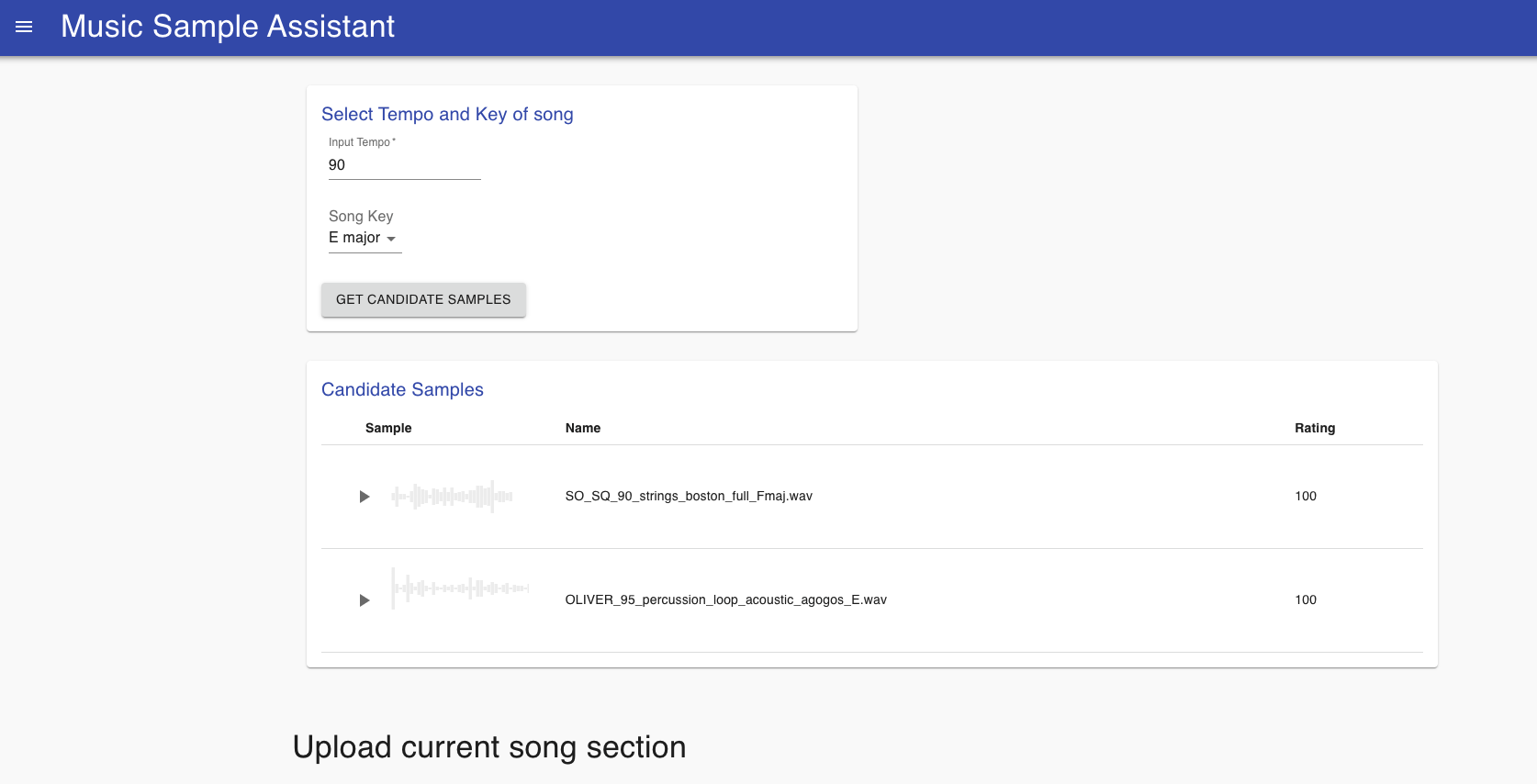 GitHub - LukeMainwaring/music-sample-assistant: Helps you intelligently ...
