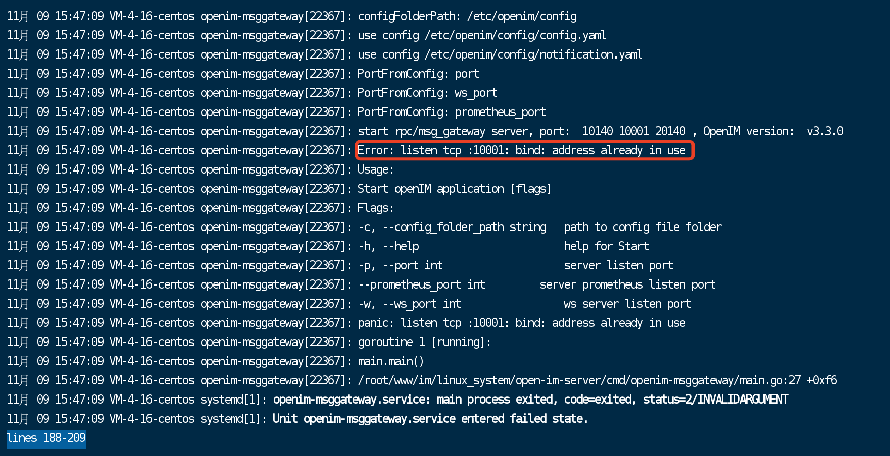 Use Linussystem Script Execution Exception · Issue 1380 · Openimsdkopen Im Server · Github