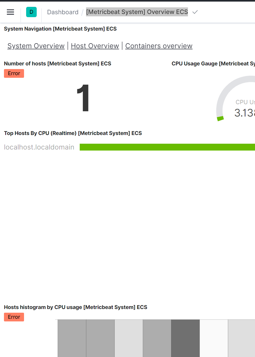 Metricbeat dashboard hits "payload too large" error on 7.13 · Issue #93109 · elastic/kibana · GitHub