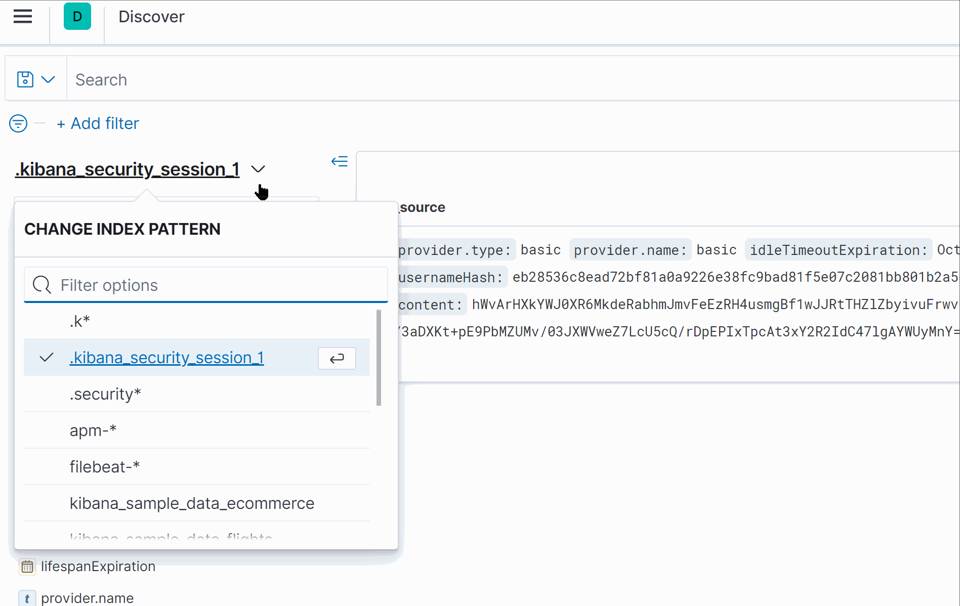 Discover Sometimes Requires Multiple Clicks To Switch Index Patterns · Issue 80765 · Elastic